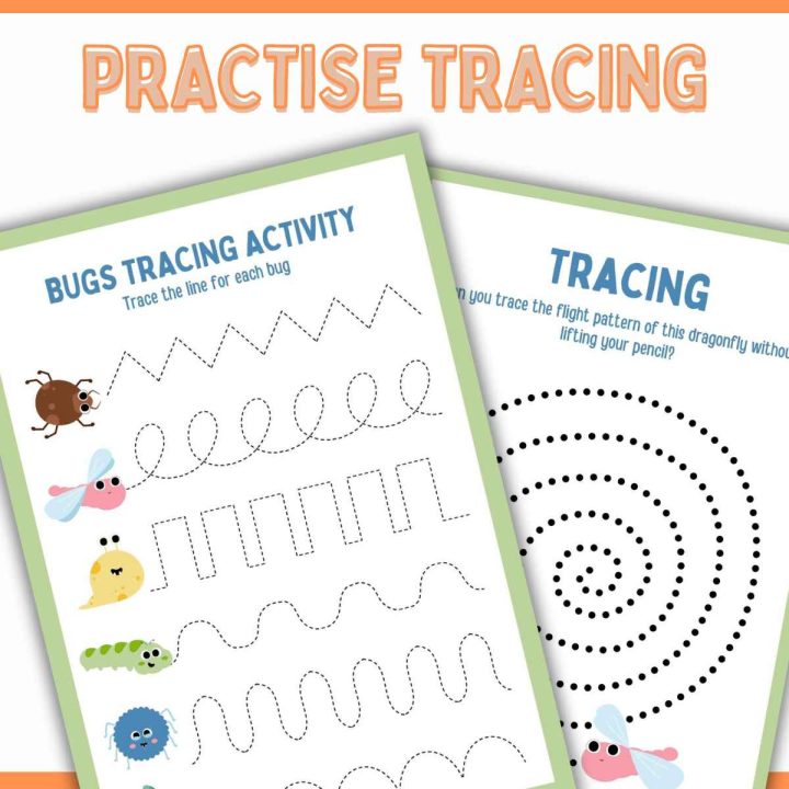 Insect Activity Worksheets - A Toddler With a Pencil