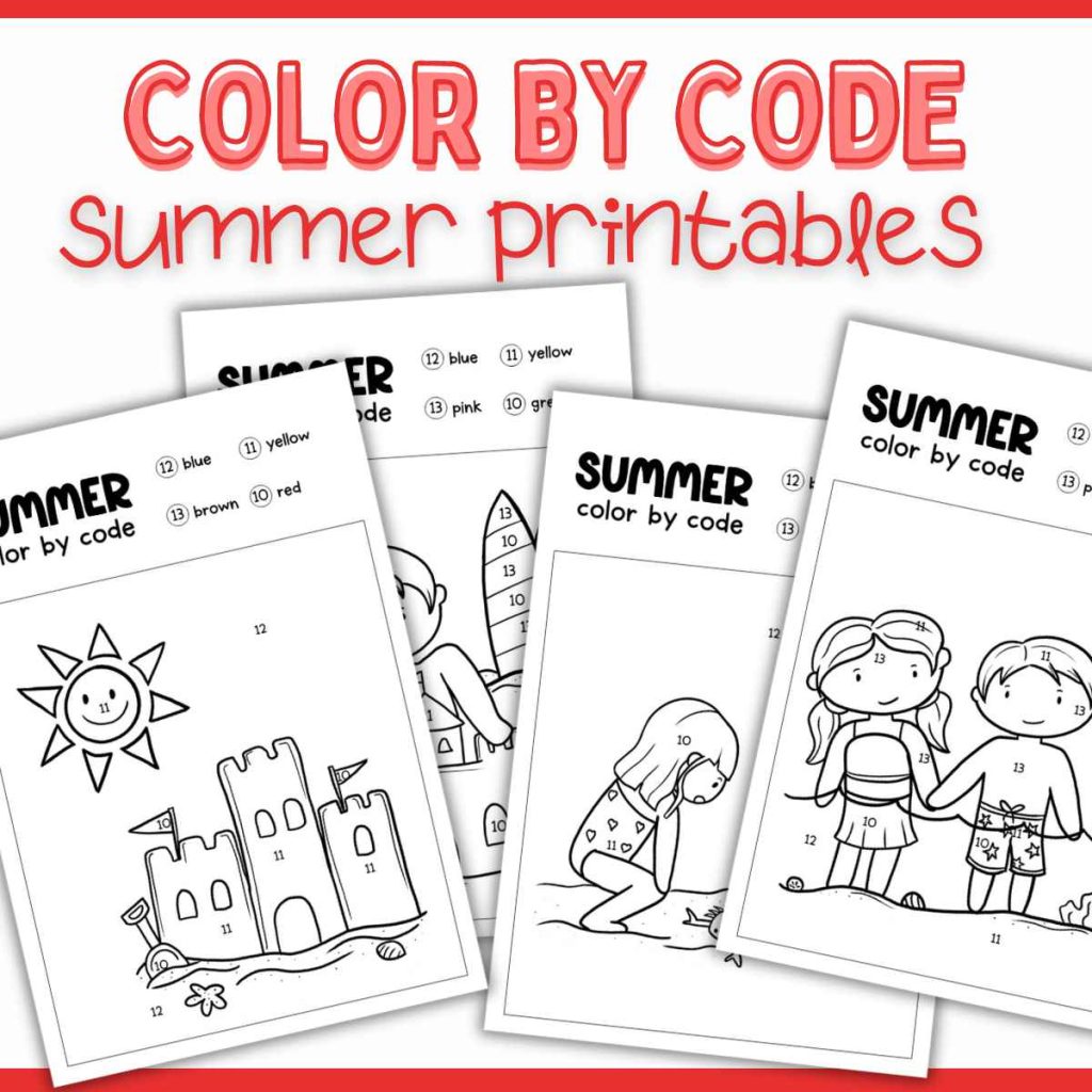 Read, Find & Color Ocean Animals - A Toddler With a Pencil