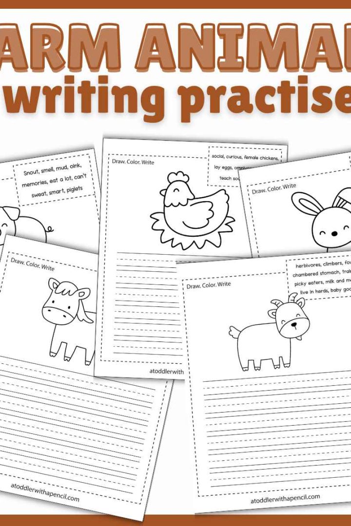 Read, Find & Color Ocean Animals - A Toddler With a Pencil