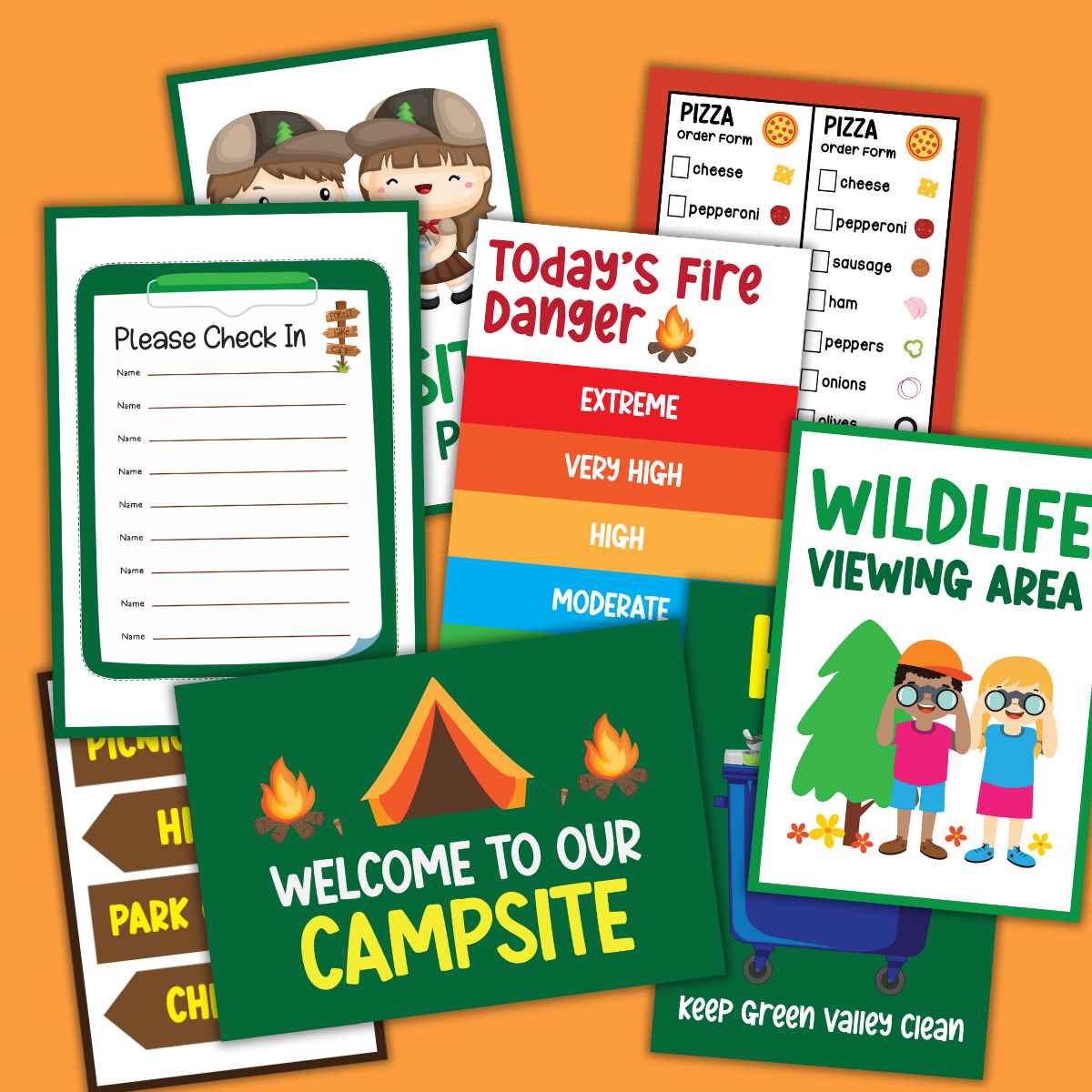 Camping Dramatic Play Printables - A Toddler With a Pencil
