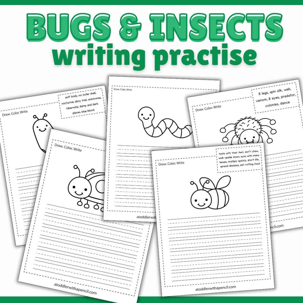 Earth Day Writing Comprehension - A Toddler With a Pencil