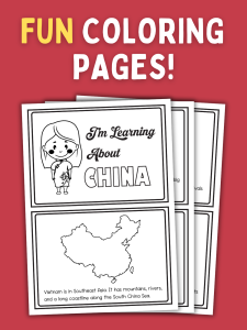 Free China Country Study Worksheets for Kids - A Toddler With a Pencil